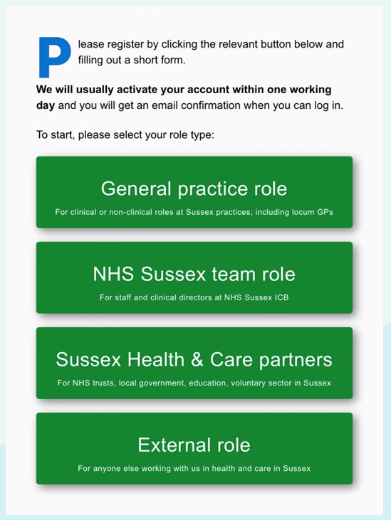 Access to the NHS Sussex intranet for Sussex Health & Care partners ...