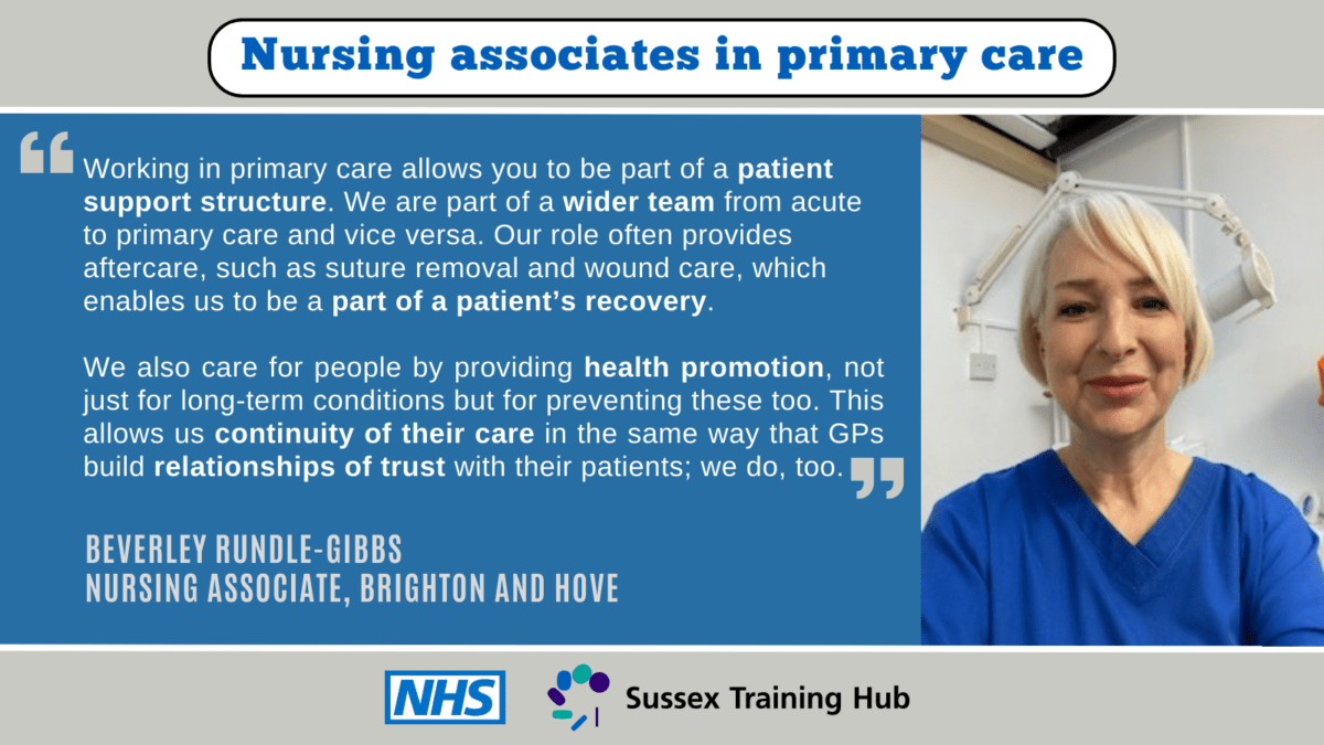 Nursing Associate - Sussex Training Hub