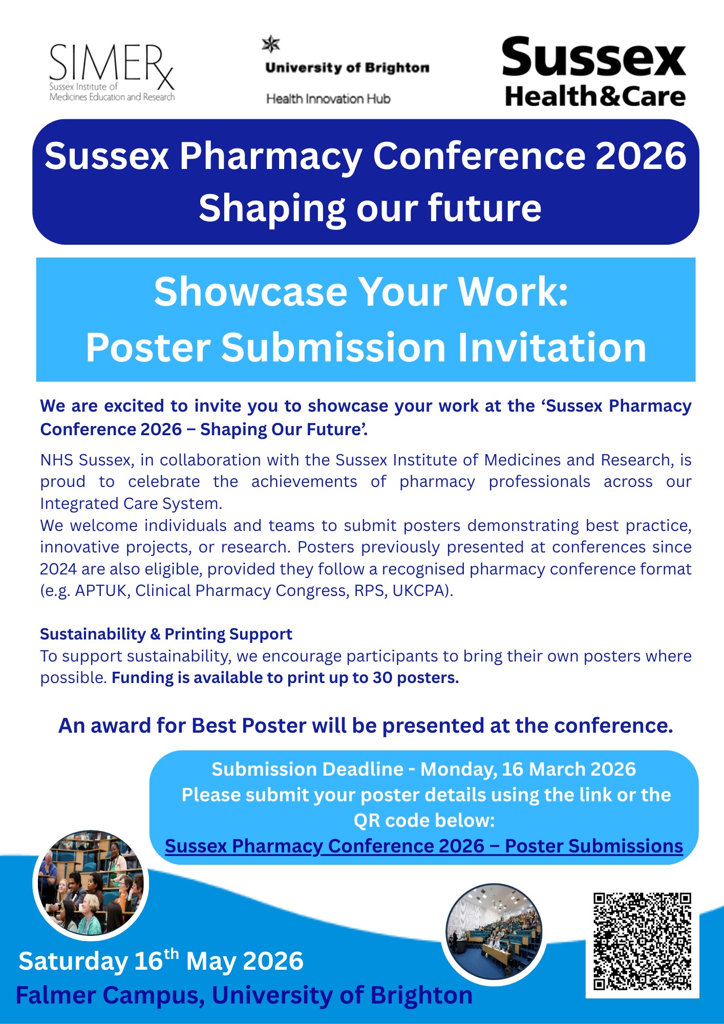 Sussex Pharmacy Conference 2026 - Shaping our Future - Poster ...